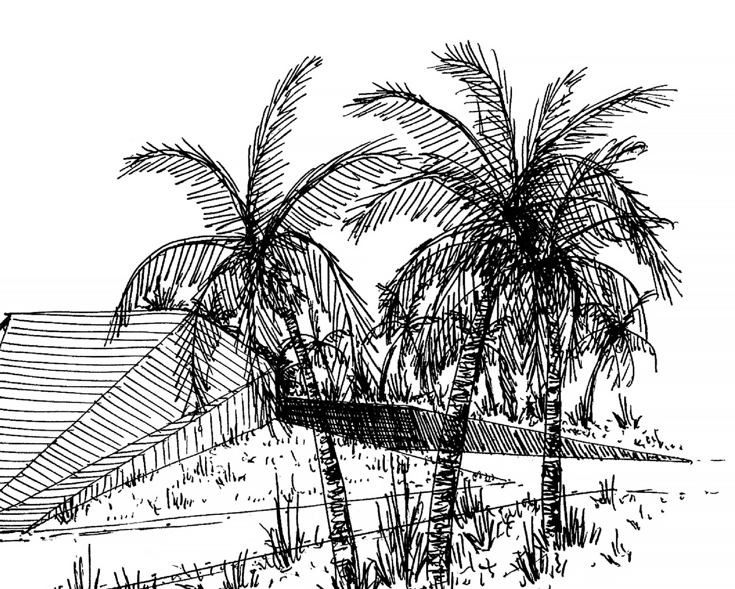 Beach House Concept Drawing Digital File - Etsy