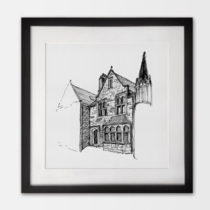 Inverness Scotland Drawing Digital File - Etsy