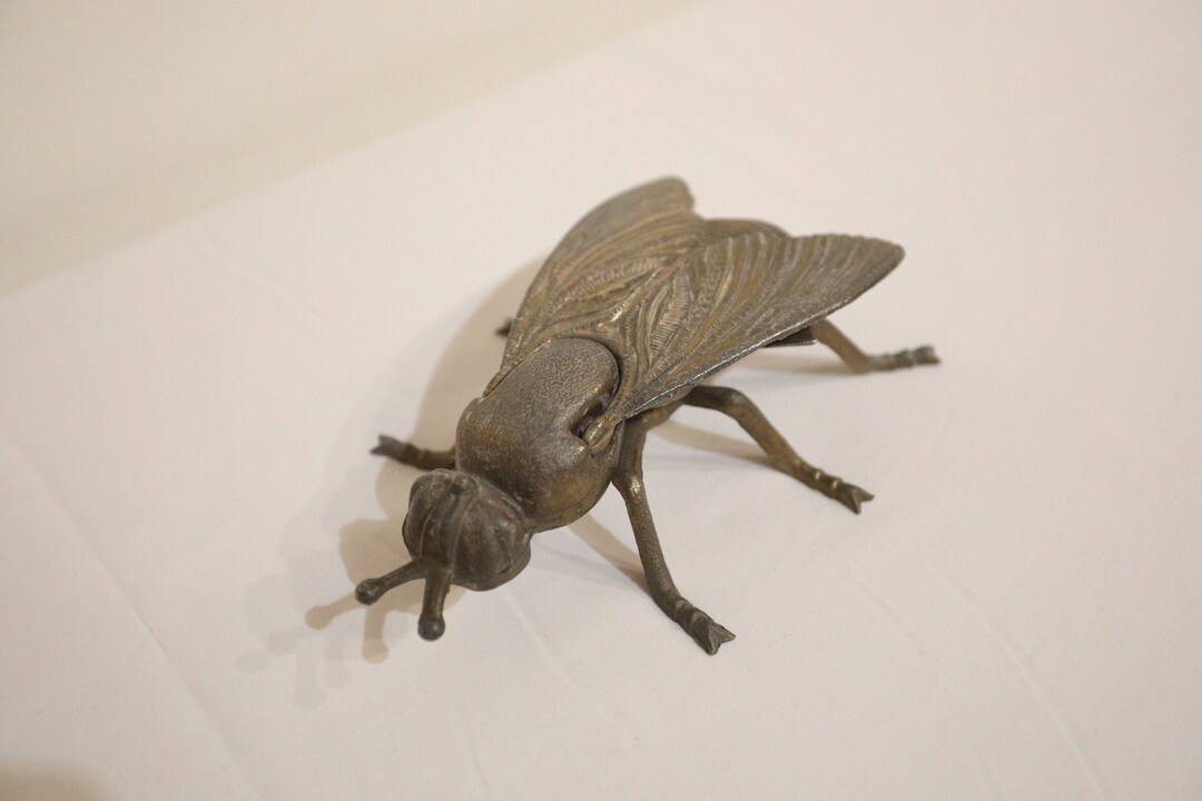 Vintage Brass Fly Ashtray / Insect Shaped Ashtray Art Deco / Antique ...