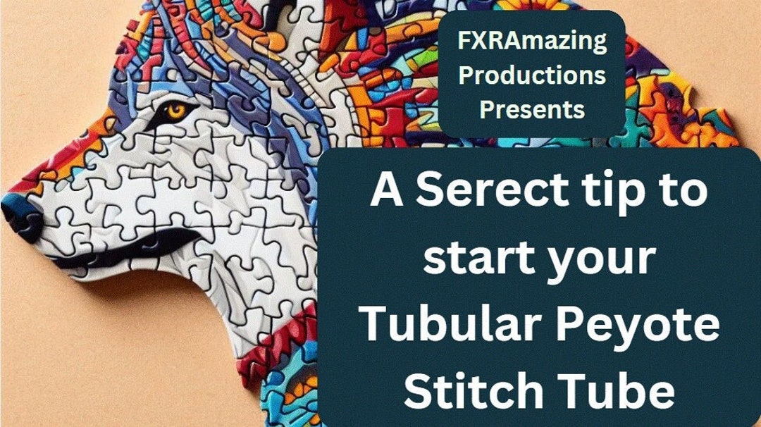 A Secret Technique to Make Starting a Tubular Peyote Stitch Tube - Etsy