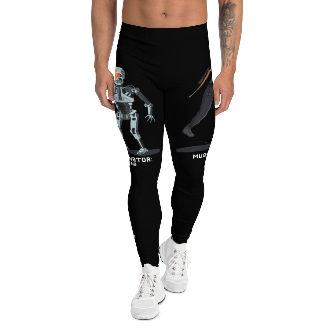 Muay Thaiminator: Mat Drong Men's Leggings - Etsy