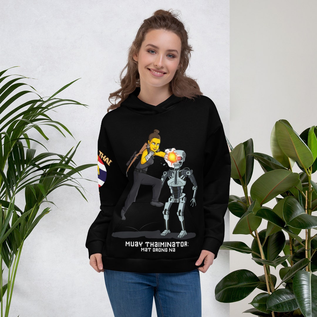 Muay Thaiminator: Mat Drong Unisex Hoodie - Etsy