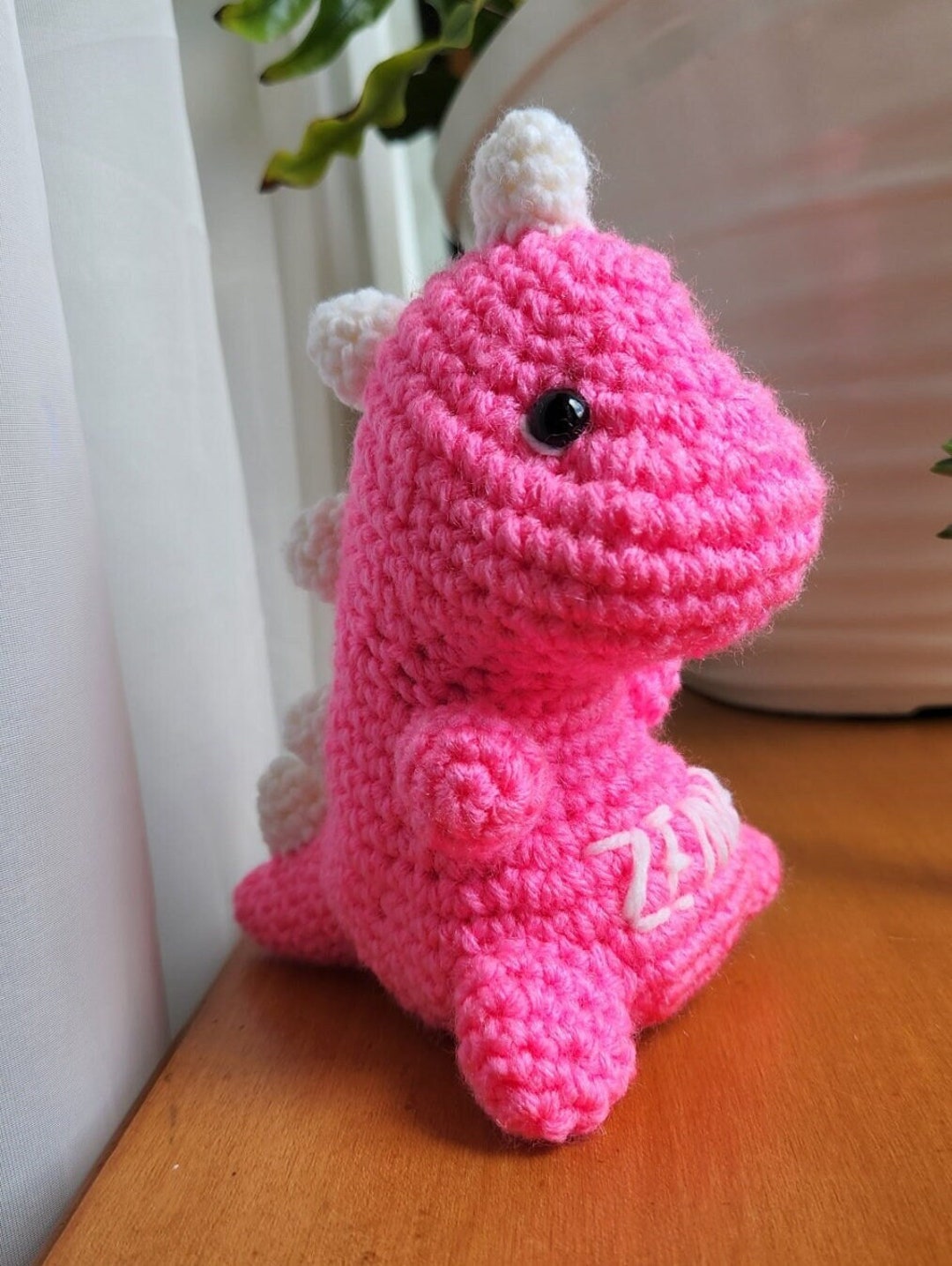Personalized Stuffed Dinosaur - Etsy