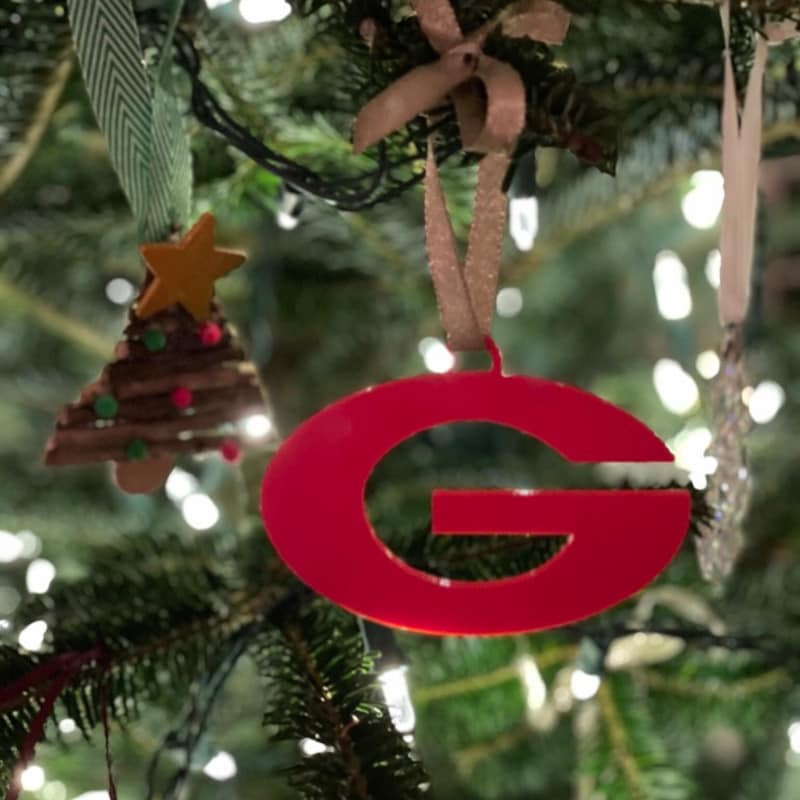 Uga Christmas Ornament - Etsy