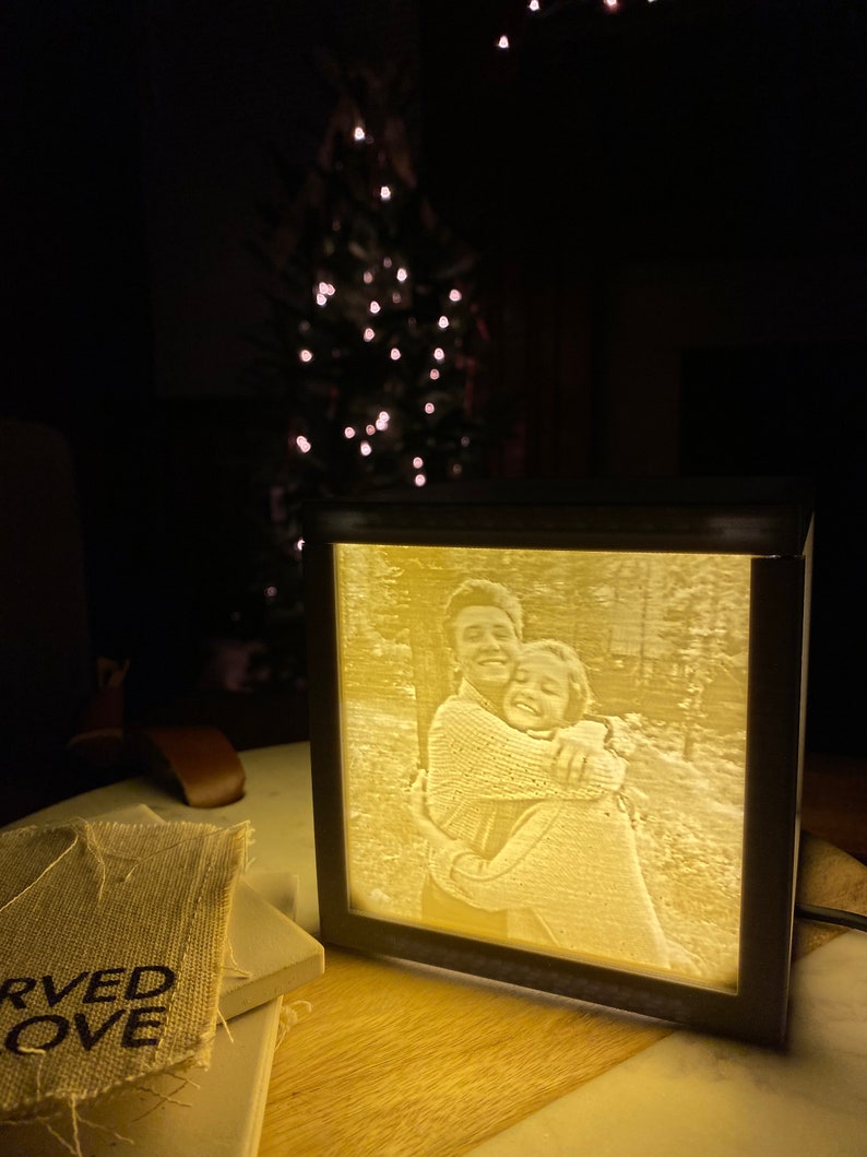 3D Printed Lithophane Picture Panels for Lamps - Does Not Include Lamp ...