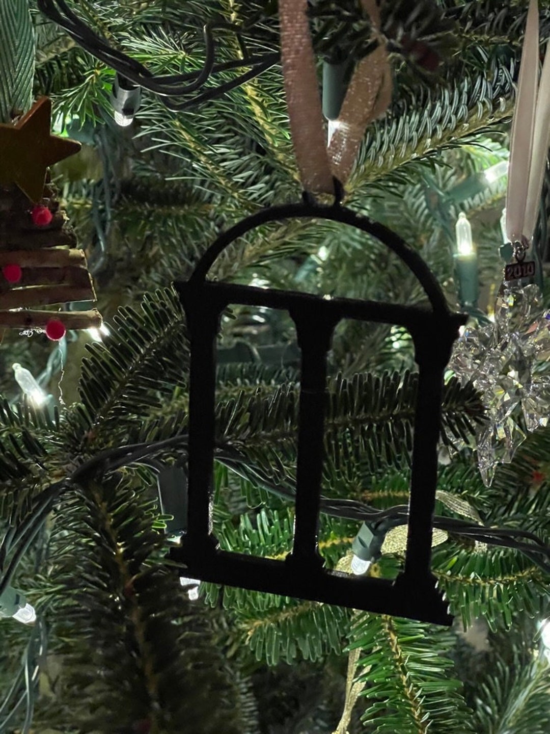 3D Printed UGA Arch Christmas Ornament - Etsy