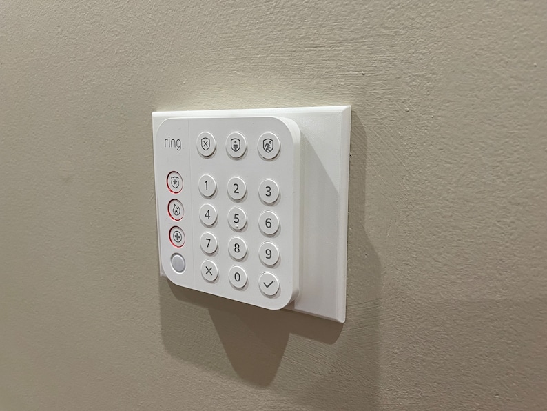 3D Printed Ring Alarm Keypad (2nd Generation) Wall Mounting Plate - Etsy
