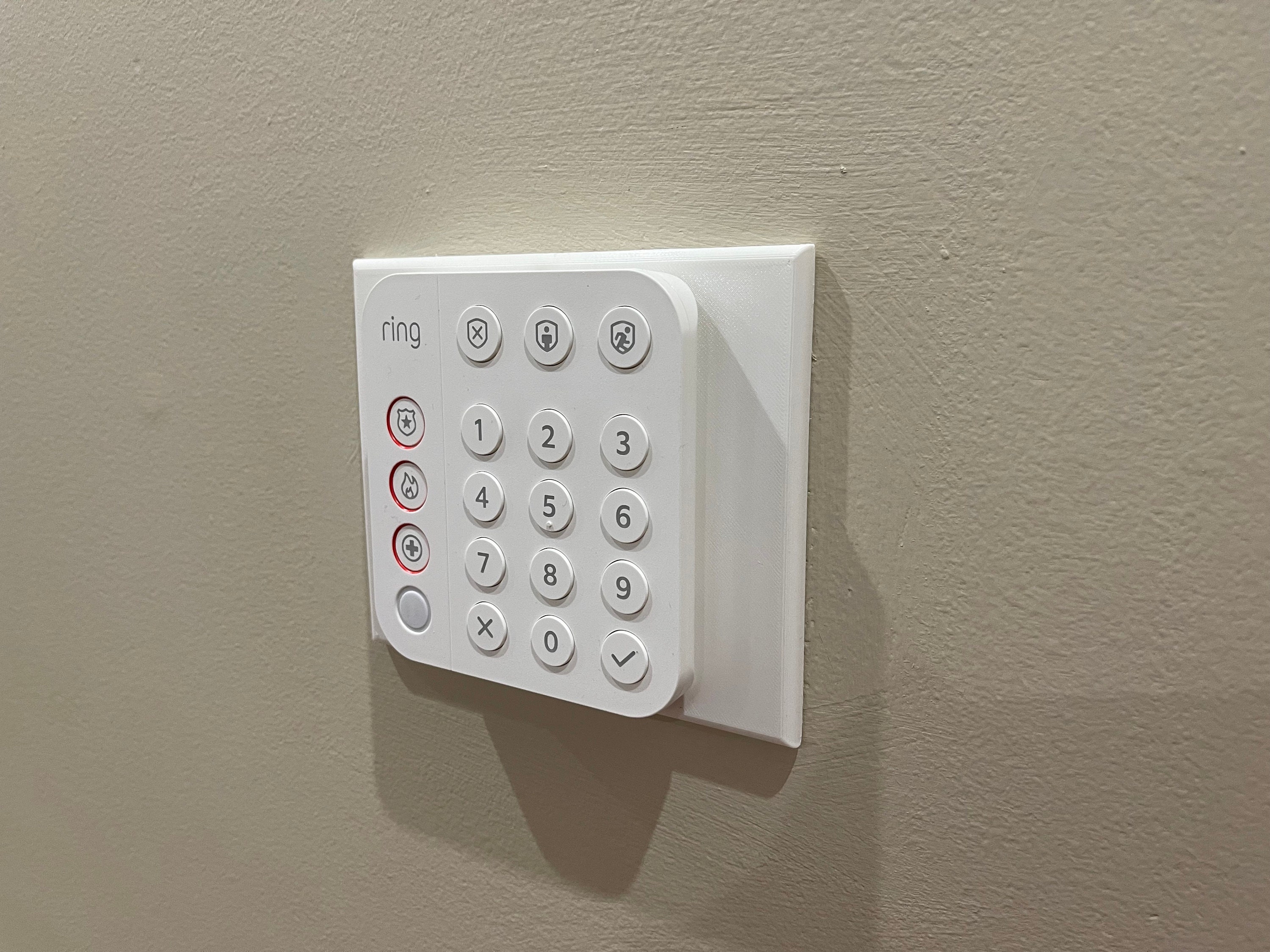 3D Printed Ring Alarm Keypad (2nd Generation) Wall Mounting Plate - Etsy