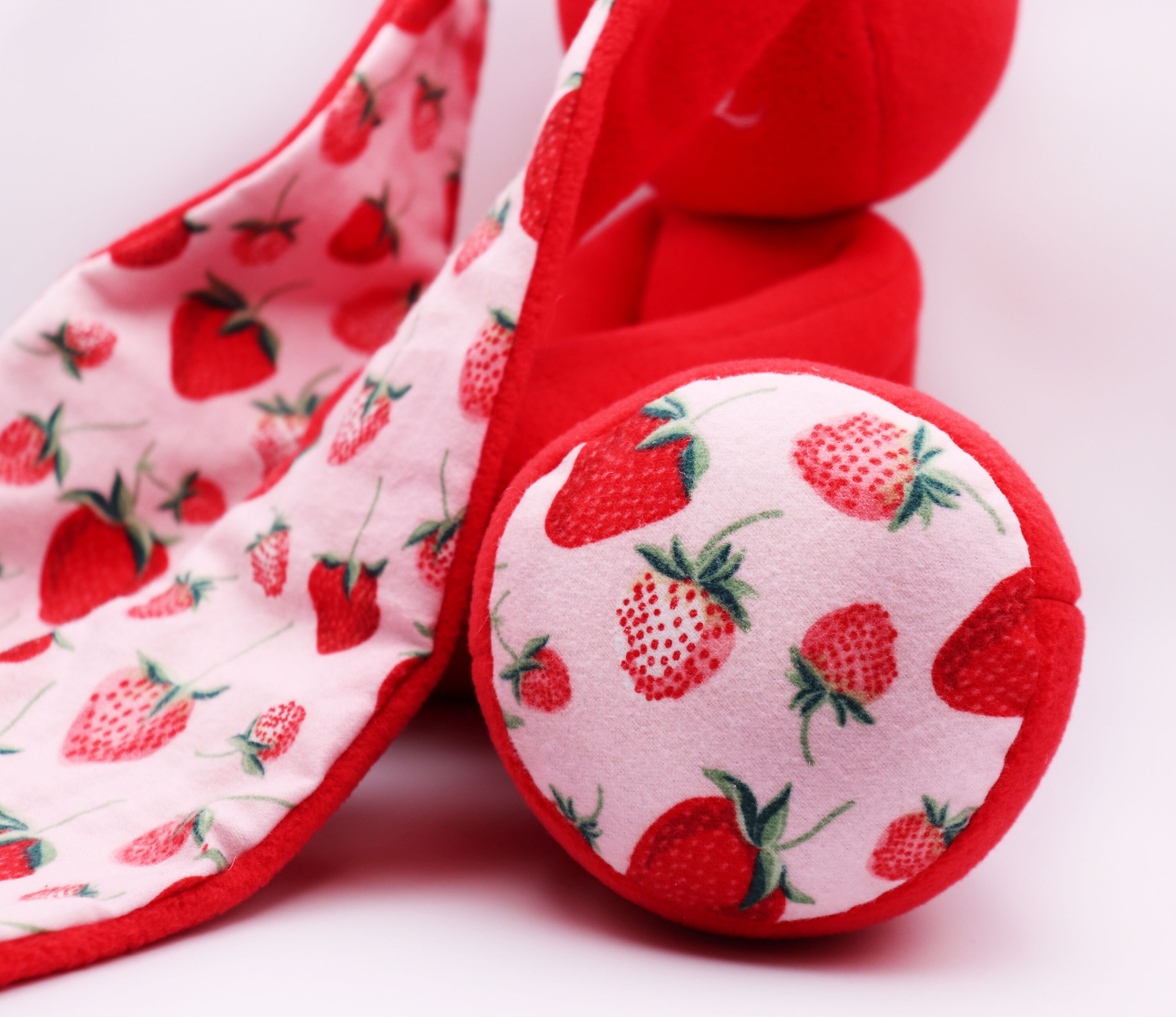 Red Bunny, Strawberries - Etsy