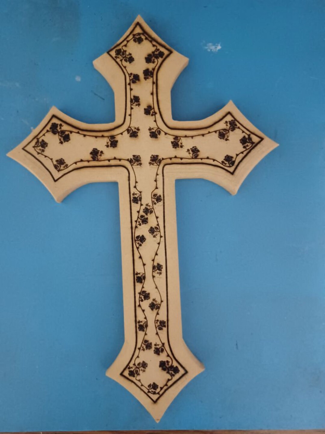 Laser Engraved Wooden Cross - Etsy