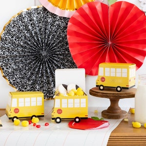 School Bus Treat Boxes - Etsy