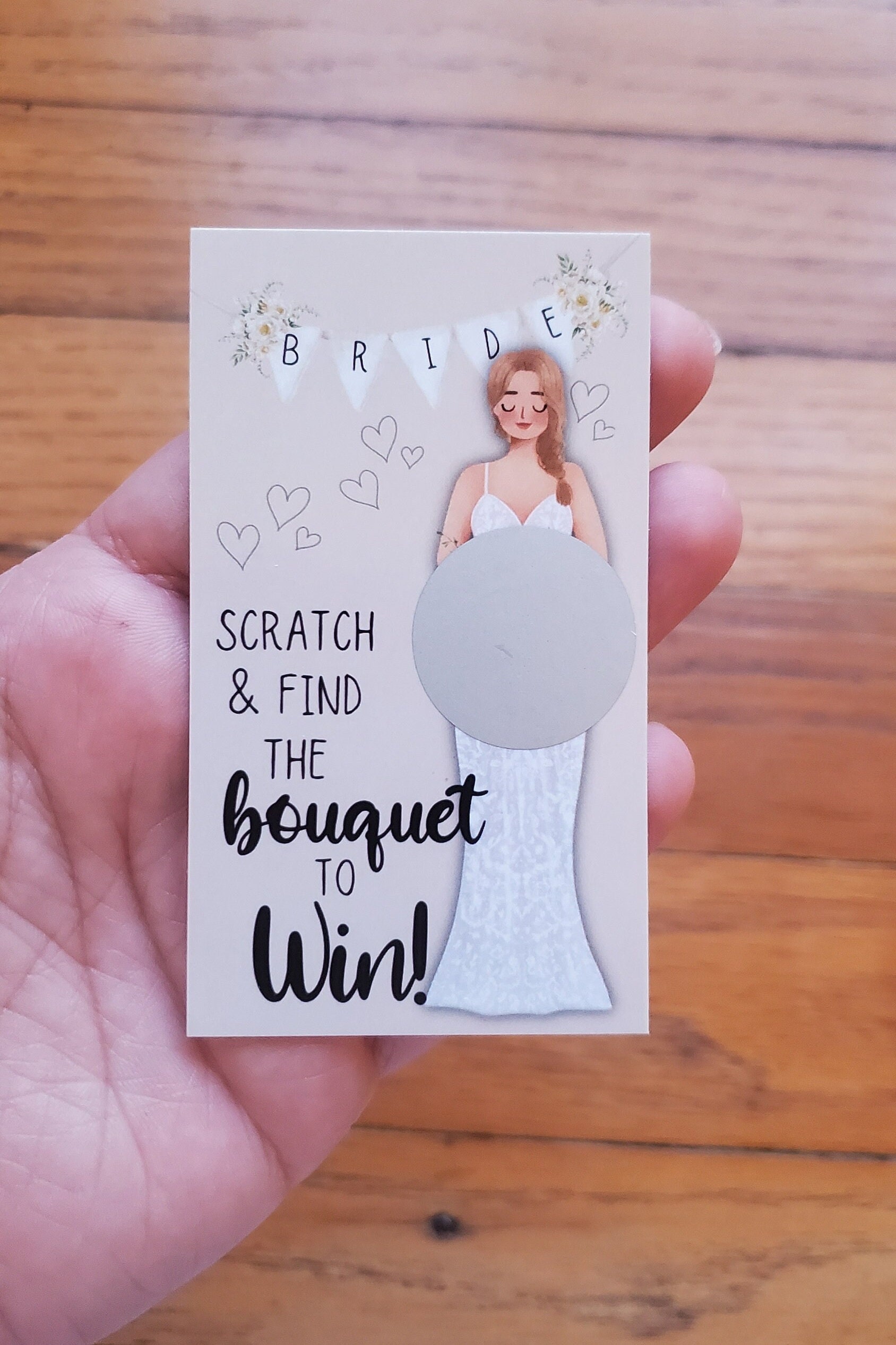 Boho Bridal Shower Scratch off Game, Bridal Party Game, Bridal Scratch ...