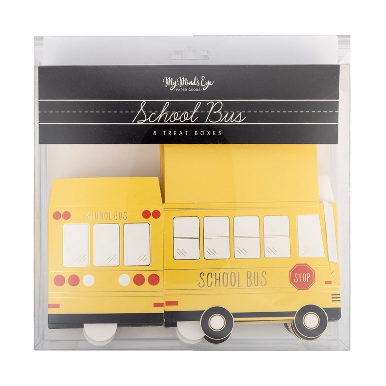 School Bus Treat Boxes - Etsy