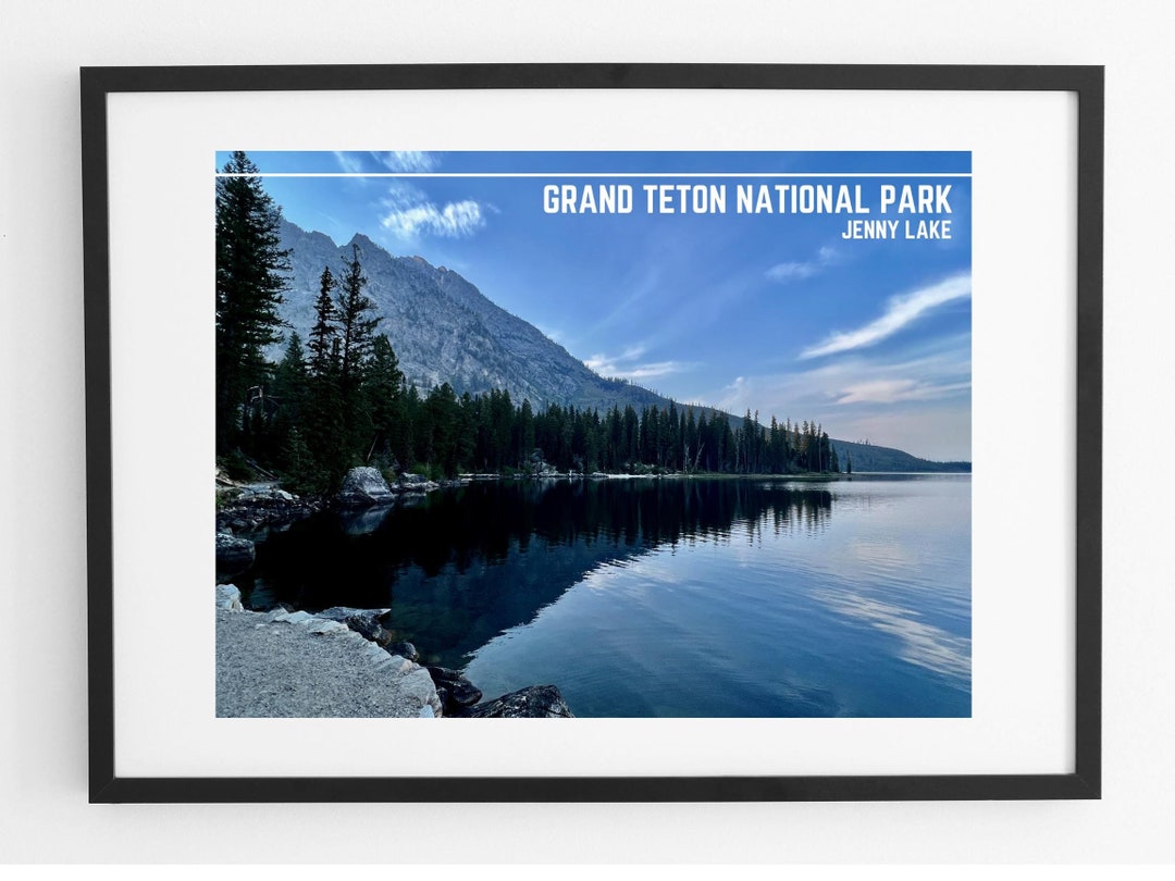 Grand Tetons National Park Poster Digital Download - Etsy