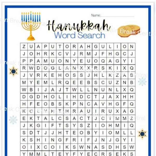 Religious Word Search - Etsy