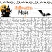 High School Halloween Maze With Answer Key, Printable - Etsy