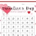 Kindergarten Valentine's Day Word Search With Answer Key, Printable - Etsy