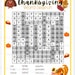 2nd Grade Thanksgiving Word Search With Answer Key, Printable - Etsy