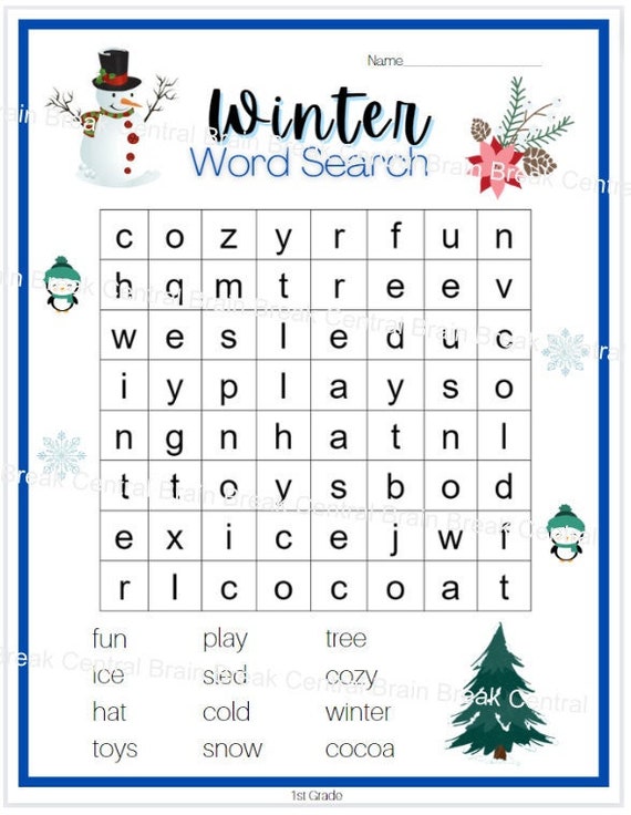 Answer Key Word Search