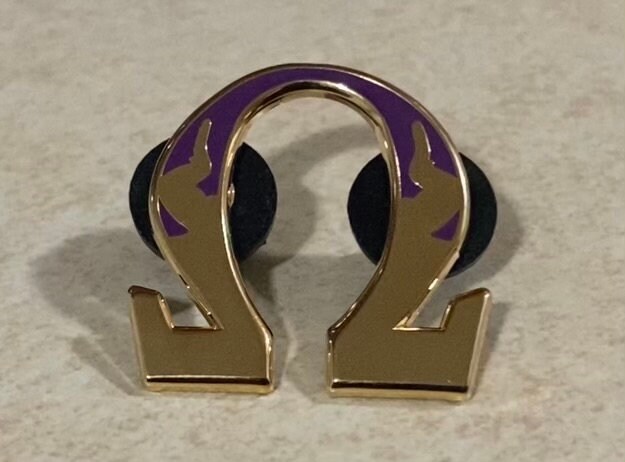 Omega Hooks Lapel Pin - Etsy