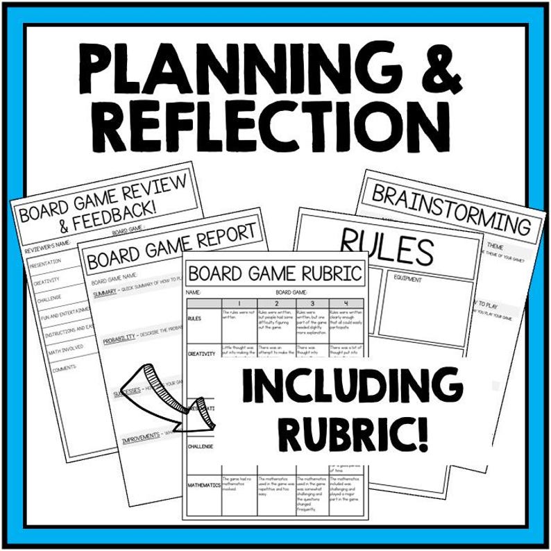 Create a Board Game! Fun Math Project Based Learning & Probability Unit ...