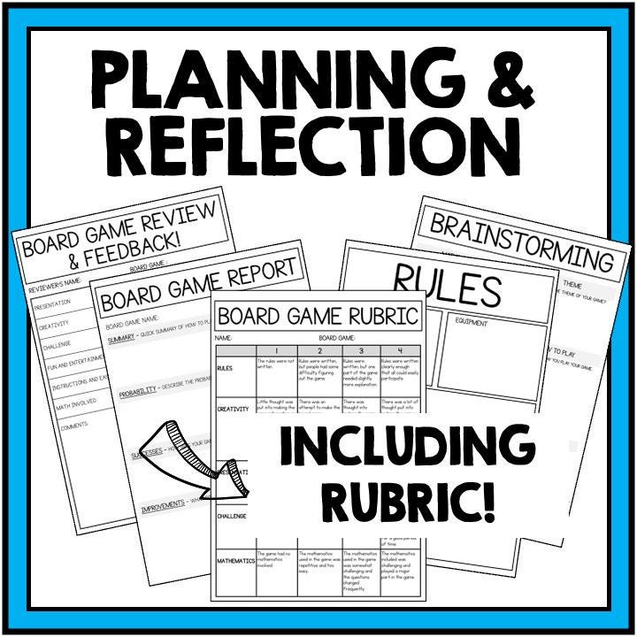 Create a Board Game! Fun Math Project Based Learning & Probability Unit ...