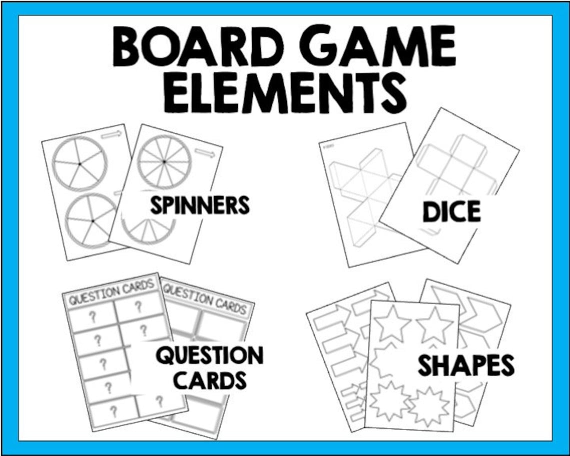 Create a Board Game Fun Math Project Based Learning & Probability Unit ...