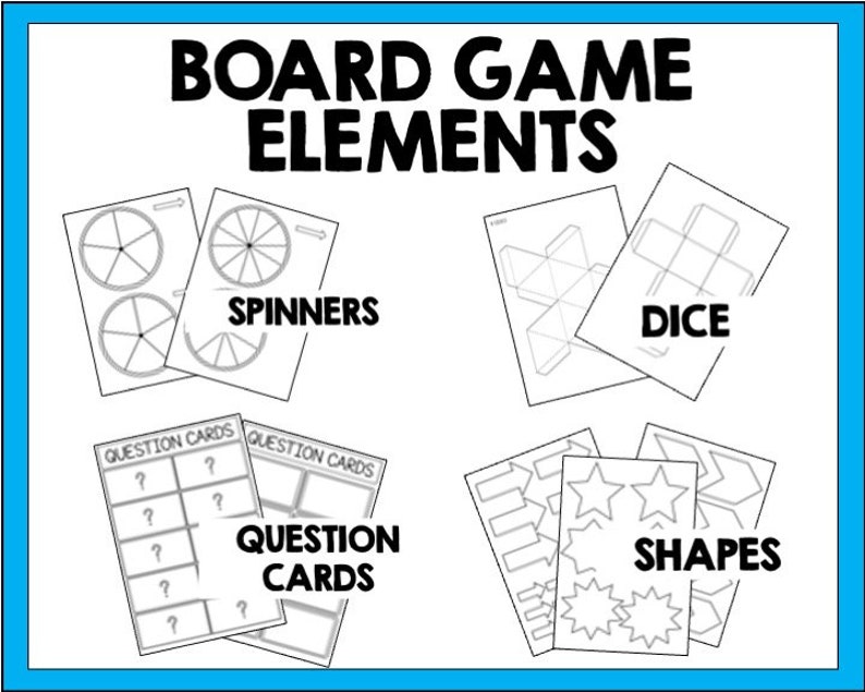 Create a Board Game Fun Math Project Based Learning & Probability Unit ...