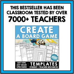 Create a Board Game! Fun Math Project Based Learning & Probability Unit ...