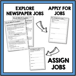 Create a Class Newspaper - Templates and Board Game Parts - DIGITAL ...