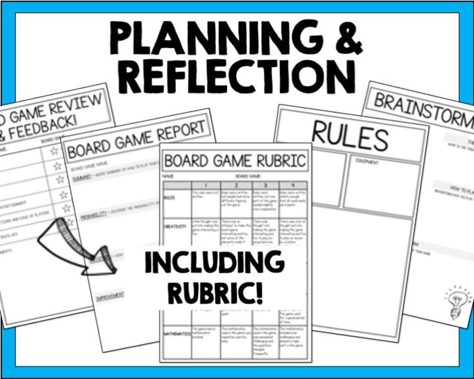 Create a Board Game Fun Math Project Based Learning & Probability Unit ...