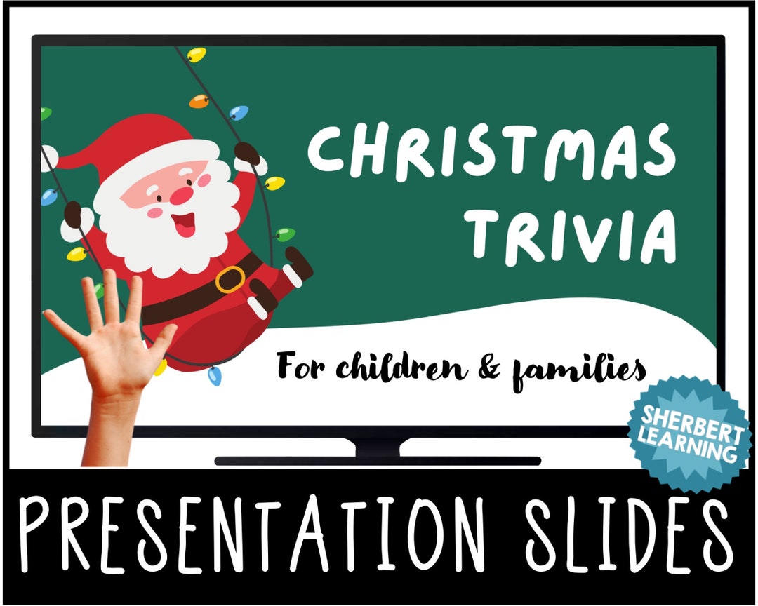 Christmas Trivia for Children and Families DIGITAL POWERPOINT PDF - Etsy