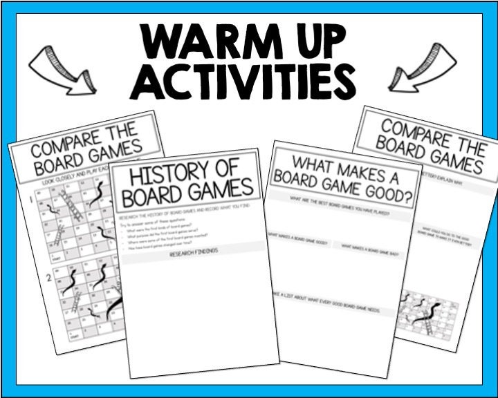 Create a Board Game Fun Math Project Based Learning & Probability Unit ...