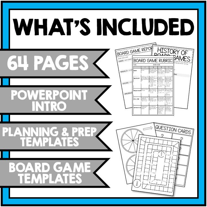 Create a Board Game! Fun Math Project Based Learning & Probability Unit ...