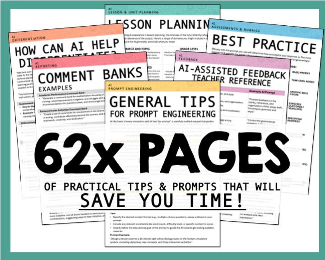 AI for Educators Artificial Intelligence chatgpt Essential Teacher ...