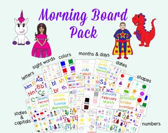 Preschool Circle Time Morning Board - Etsy