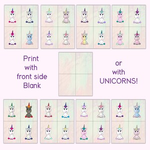 Unicorn Letter Flashcards, Unicorn Alphabet Flashcards, Preschool ...