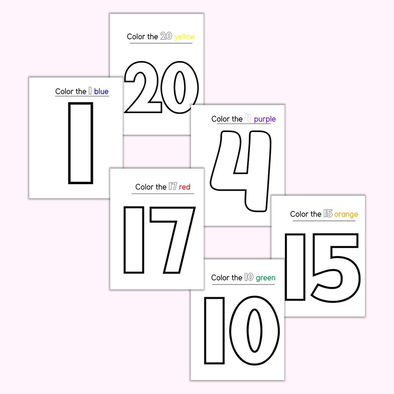 Princess Number Learning Pack, Learning Numbers, Princess Counting ...