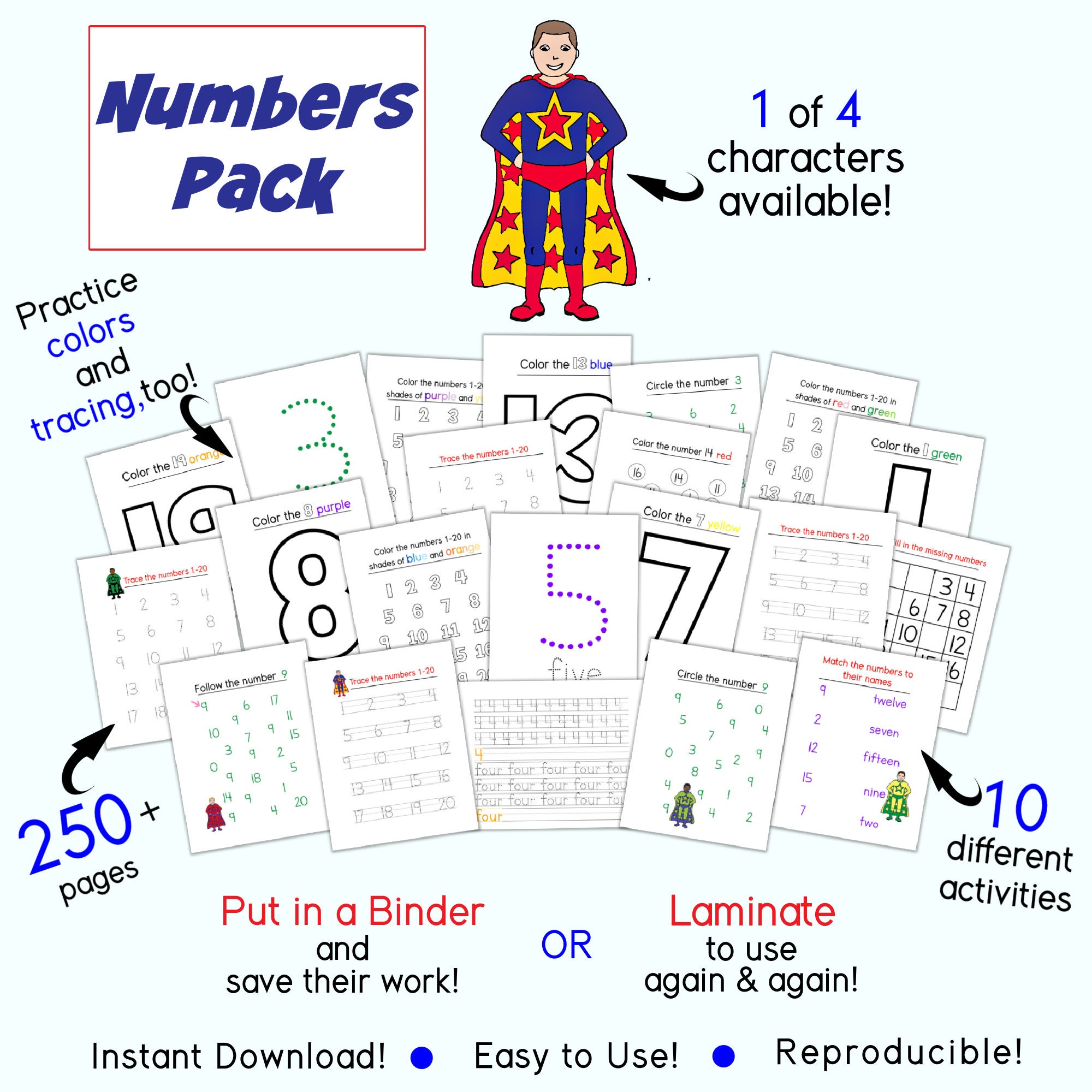 Superhero Preschool Bundle, Superhero Kindergarten Bundle, Preschool ...