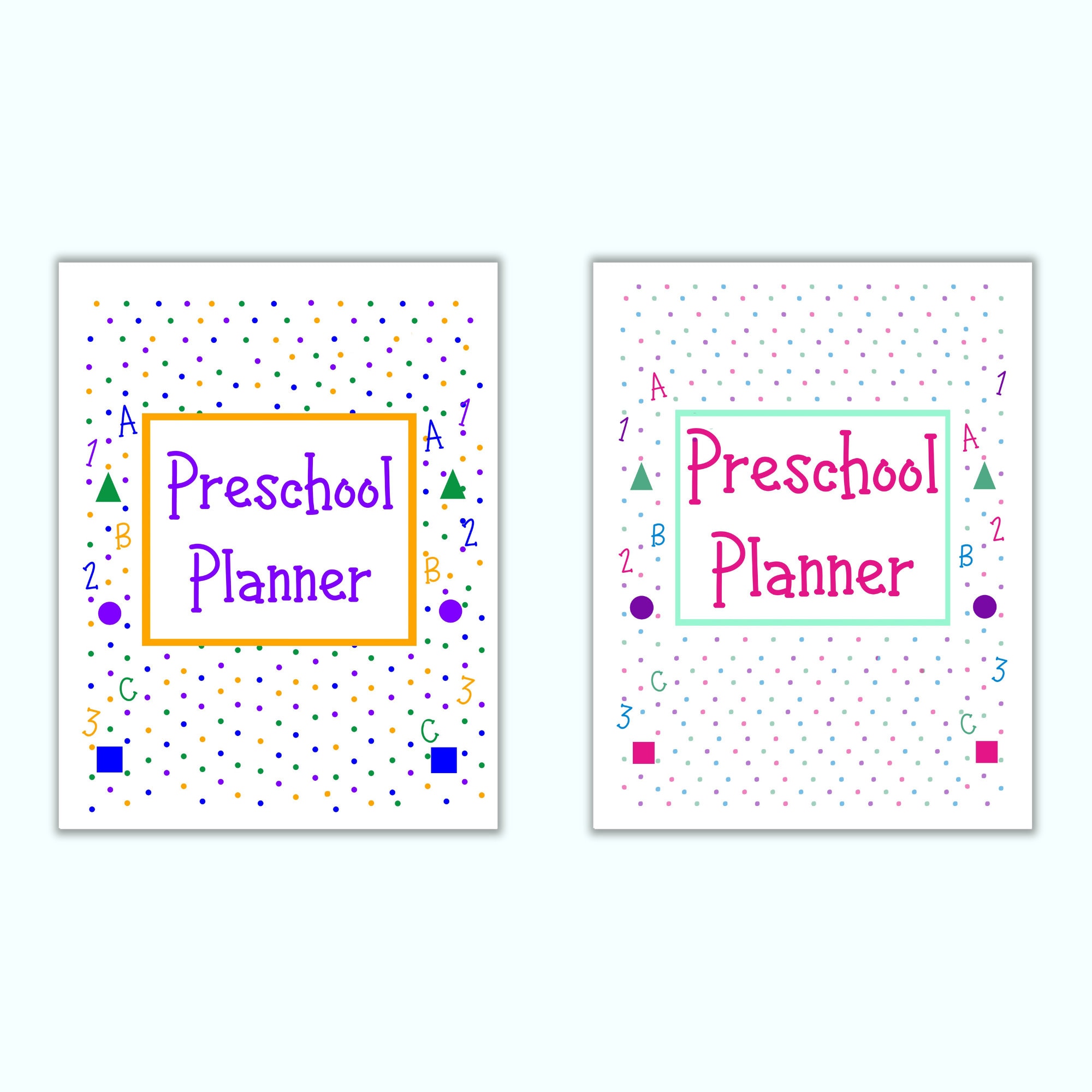 Superhero Preschool Planner Superhero Preschool Preschool - Etsy