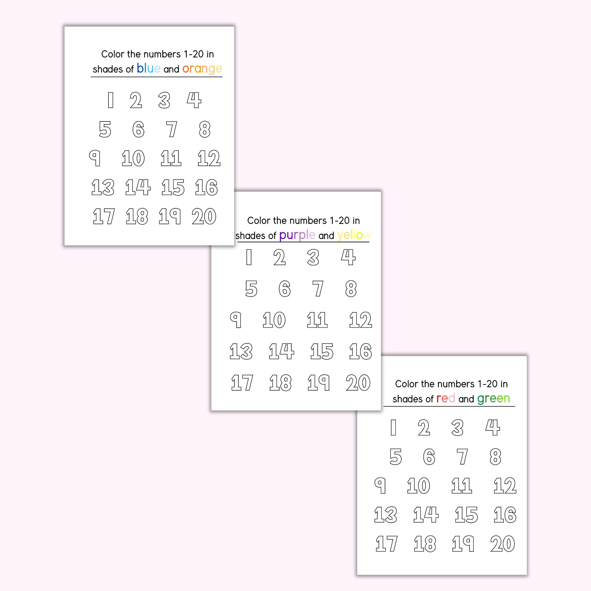 Princess Number Learning Pack, Learning Numbers, Princess Counting ...