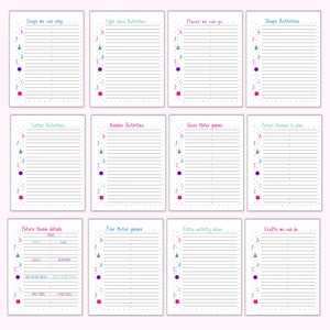 Unicorn Preschool Planner, Unicorn Preschool, Preschool Planner ...