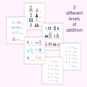 Princess Math Pack, Preschool Math Pack, Math Printables, Preschool ...