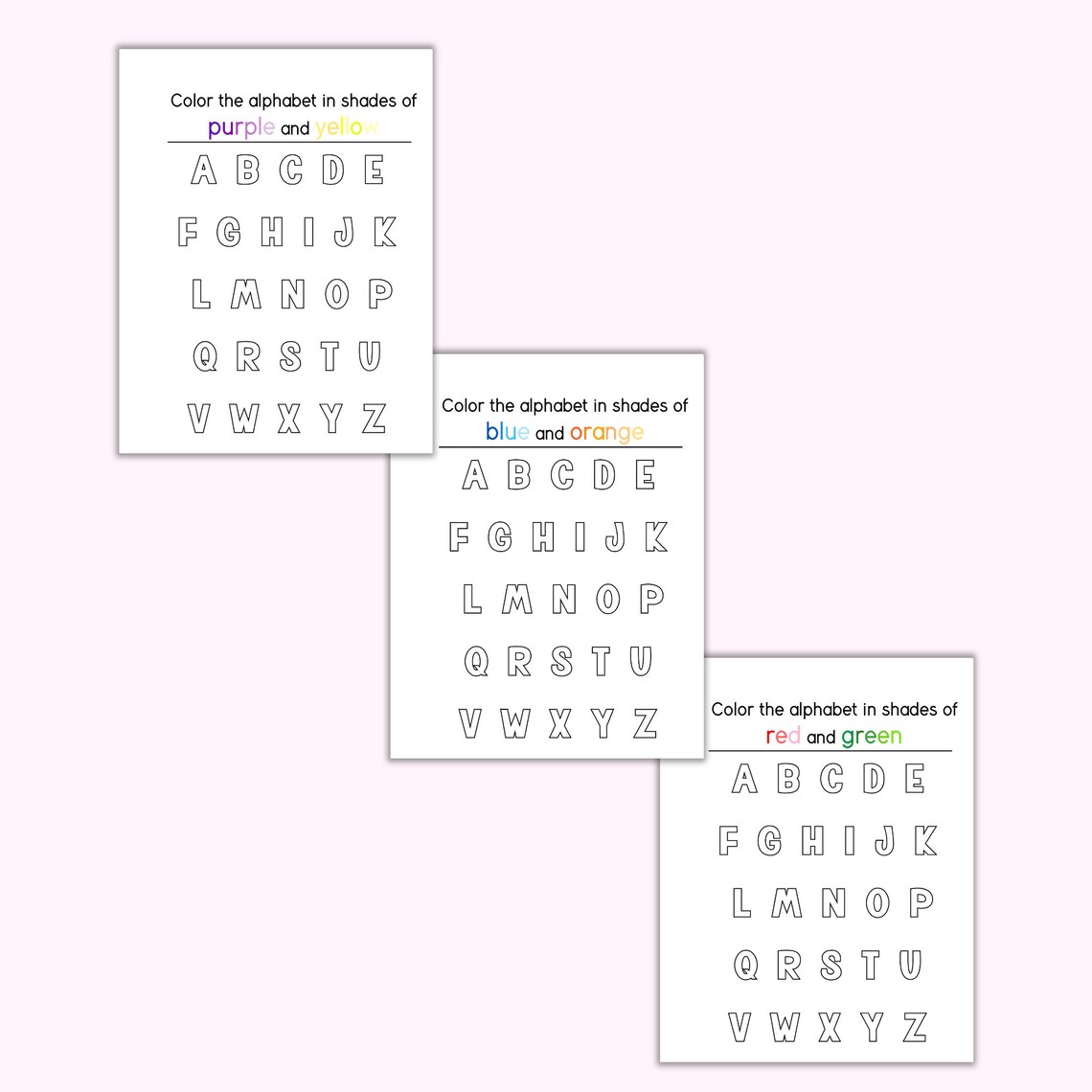 Princess Letter Learning Pack, Learning Letters, Princess Alphabet ...