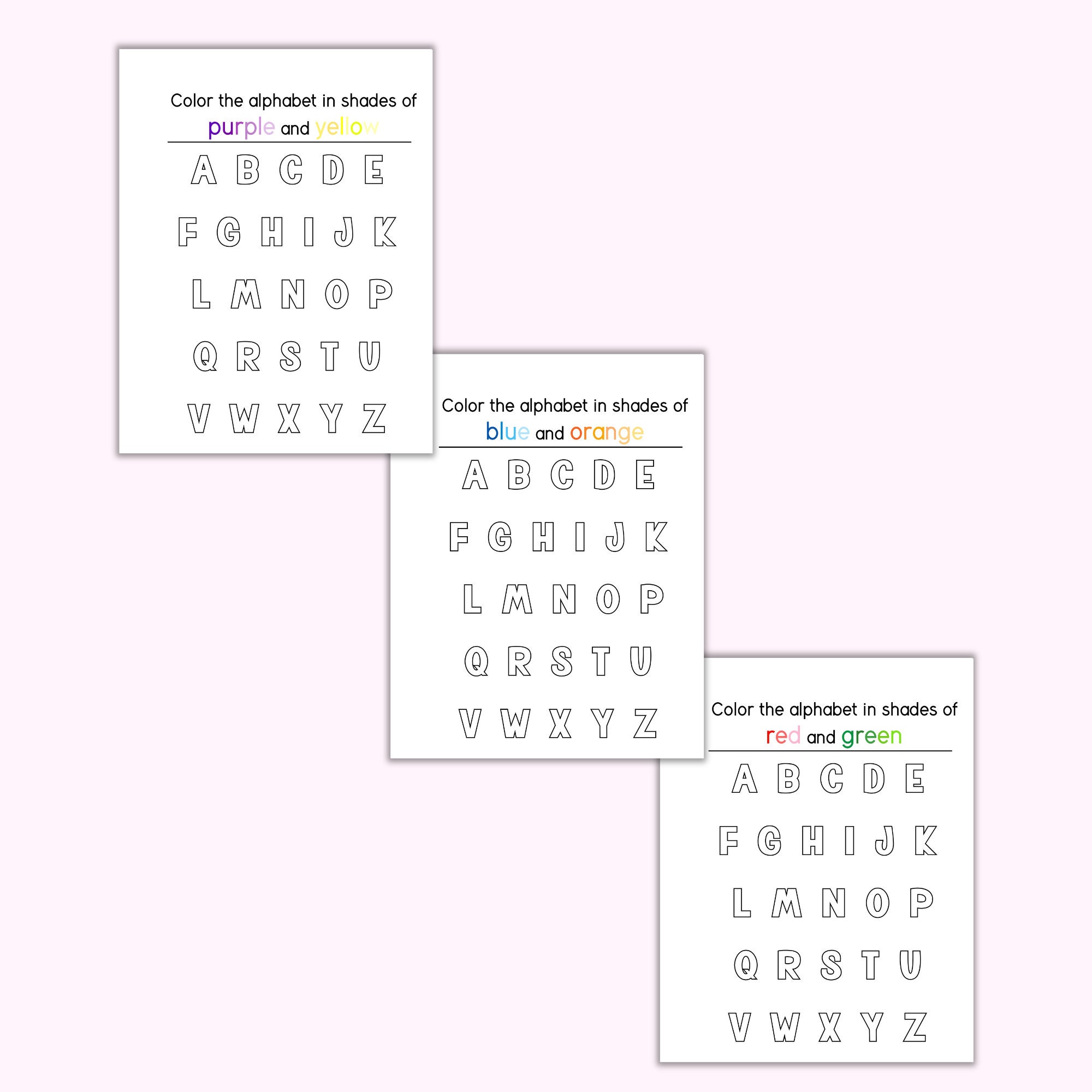 Princess Letter Learning Pack, Learning Letters, Princess Alphabet ...