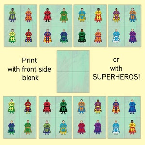 Superhero Letter Flashcards Superhero Alphabet Flashcards - Etsy