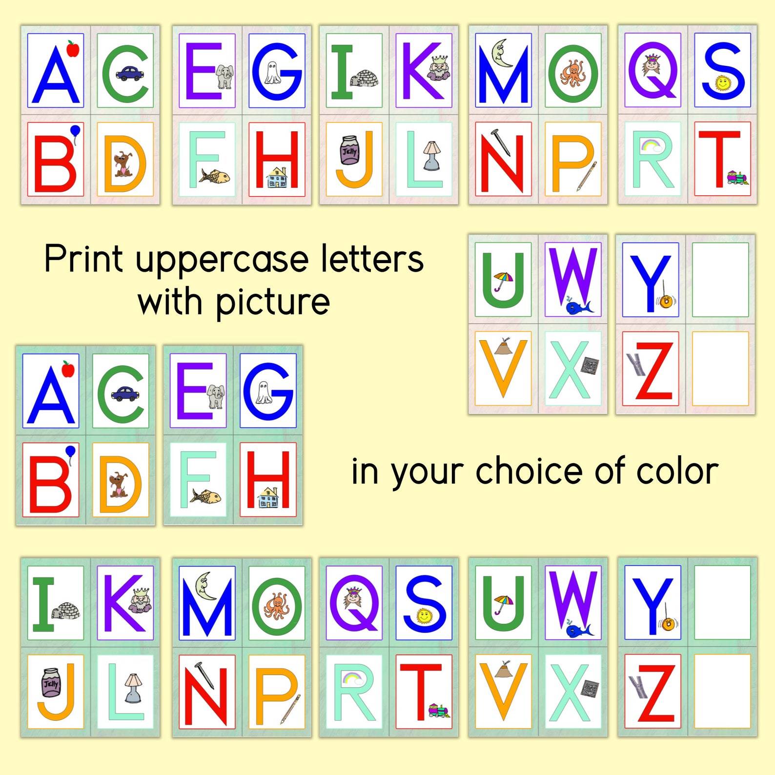 Superhero Letter Flashcards Superhero Alphabet Flashcards - Etsy