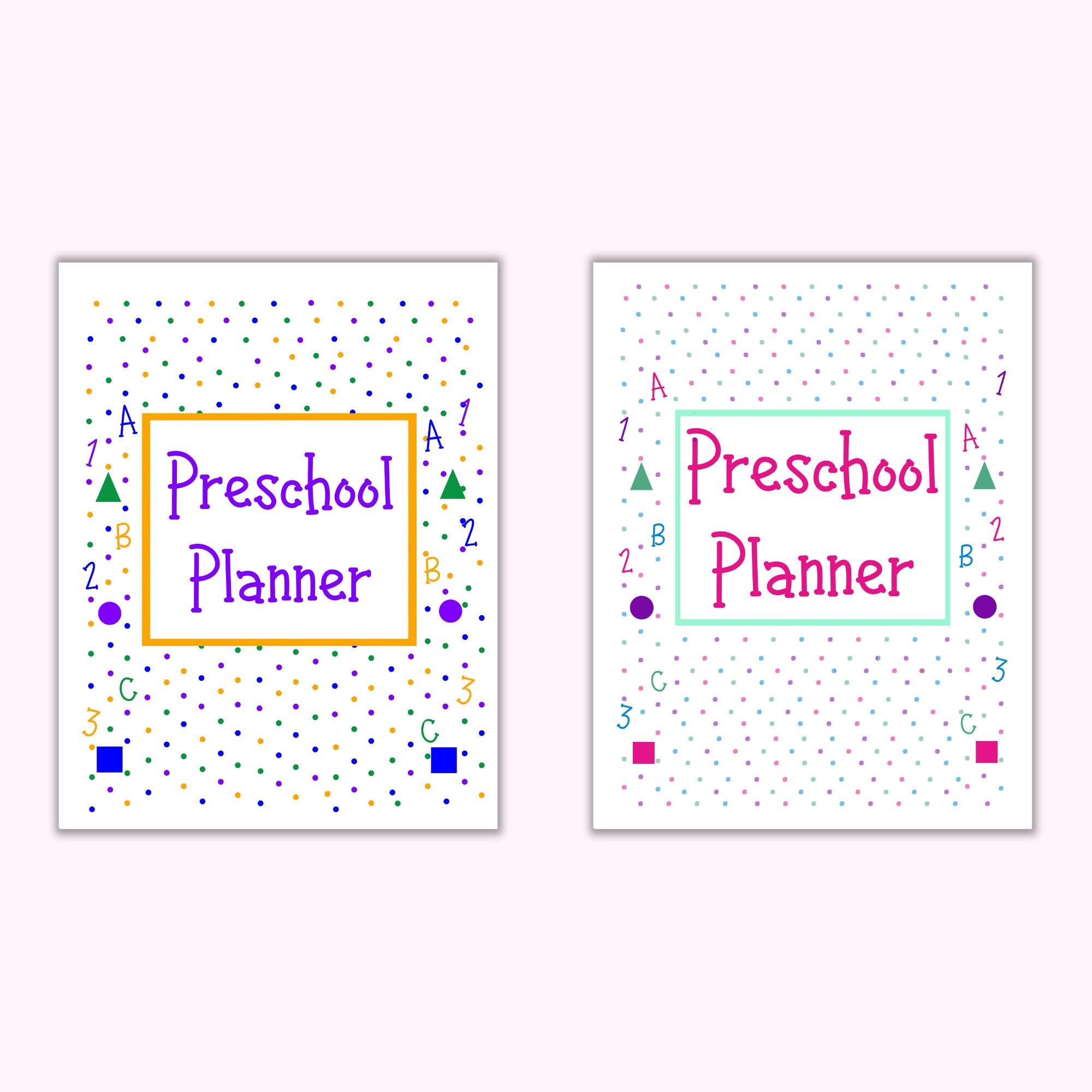 Unicorn Preschool Planner, Unicorn Preschool, Preschool Planner ...