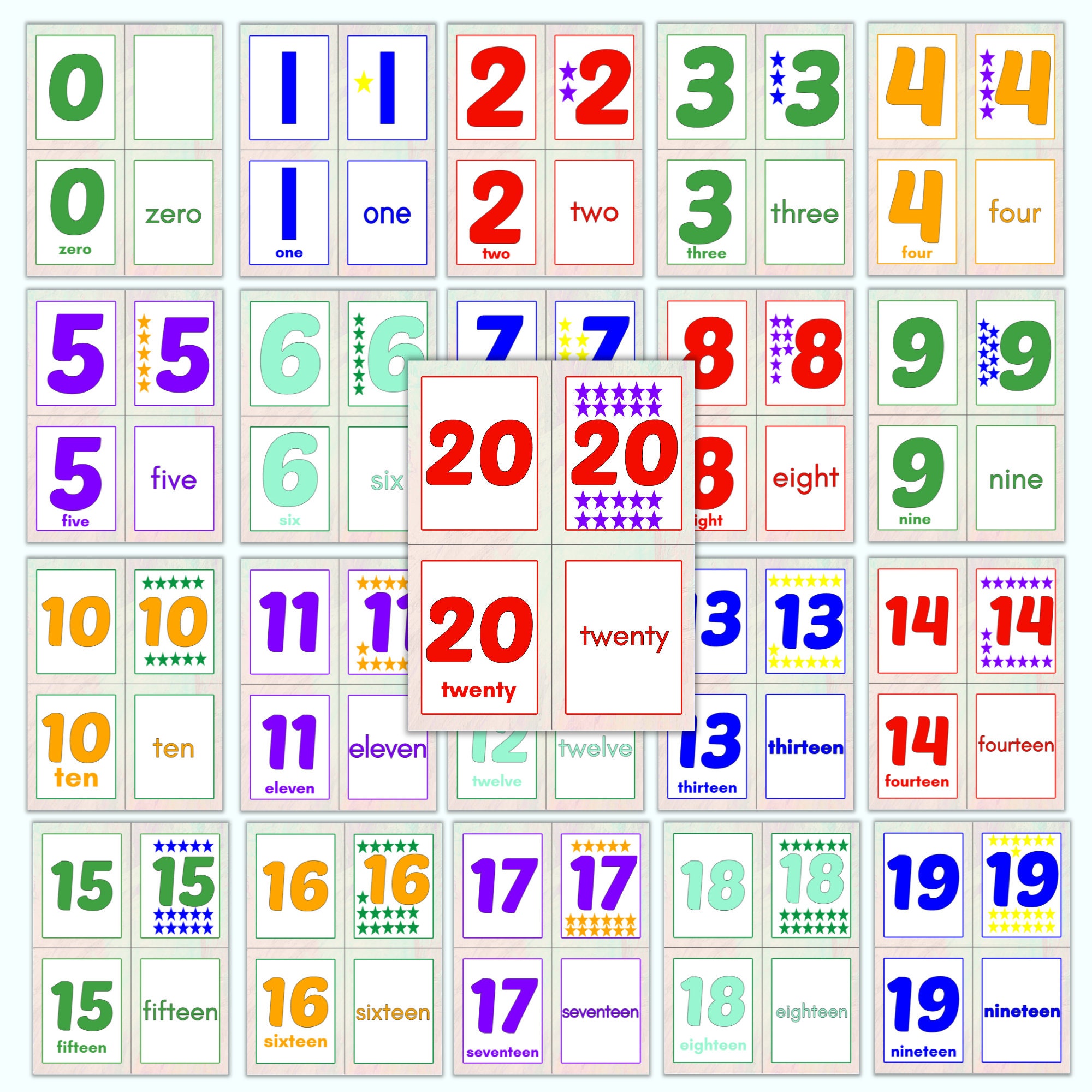 Superhero Number Flashcards, Superhero Counting Flashcards, Preschool ...