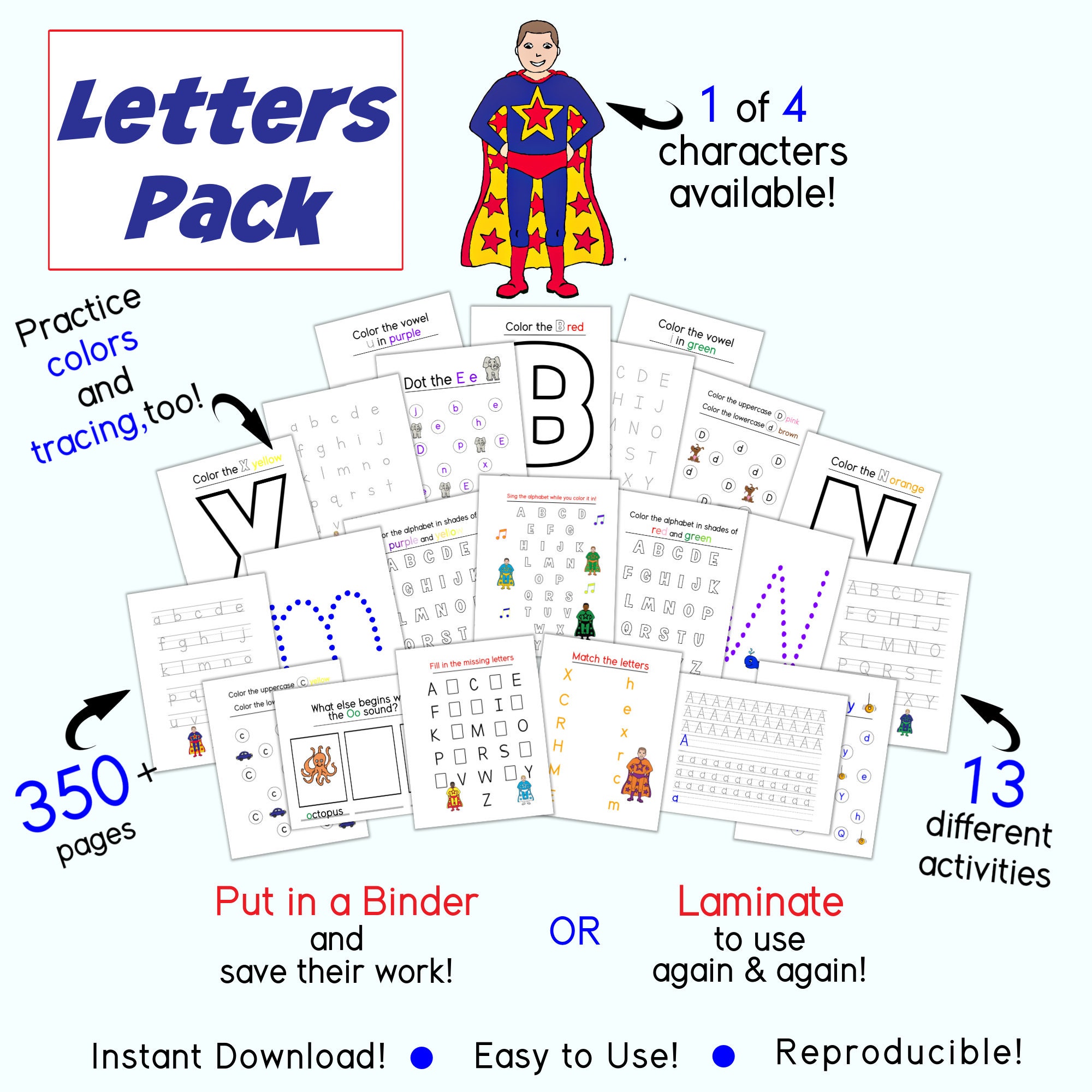 Superhero Preschool Bundle, Superhero Kindergarten Bundle, Preschool ...